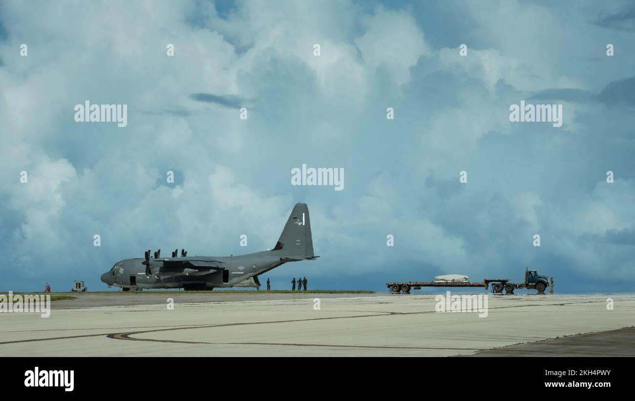An MC-130J Commando II assigned to the 1st Special Operations Squadron ...