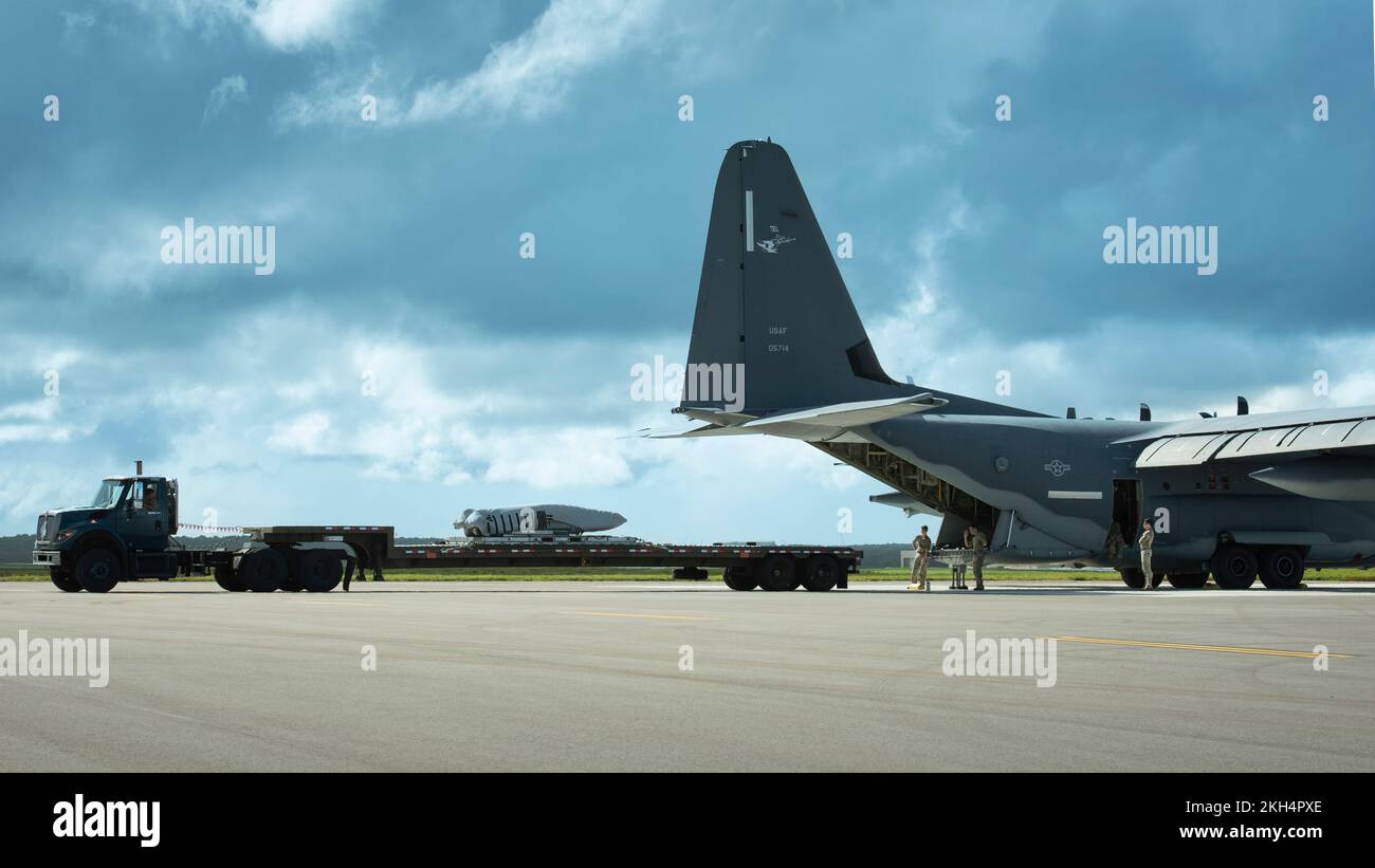 Airmen from the 36th Munitions Squadron, Andersen Air Force Base, Guam ...
