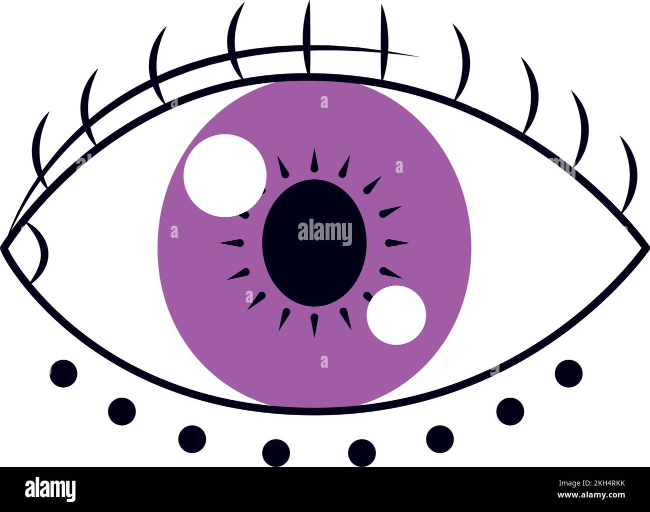 purple eye icon Stock Vector Image & Art - Alamy