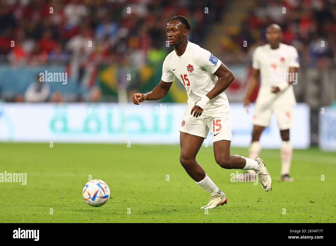 Ismael Kone during the FIFA World Cup Qatar 2022 Group F match between ...