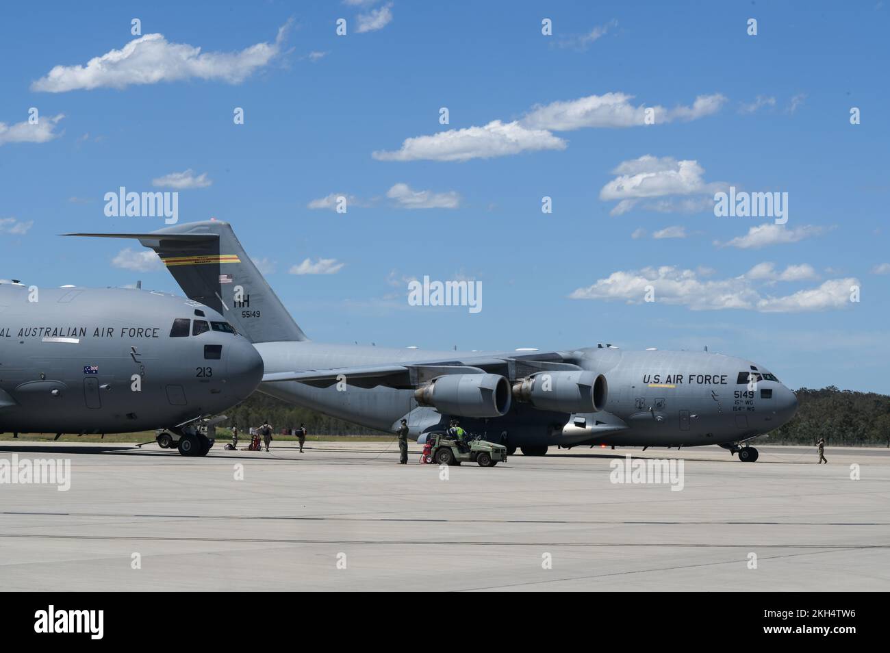 Maintenance Airmen assigned to the Hawaii Air National Guard 154th ...