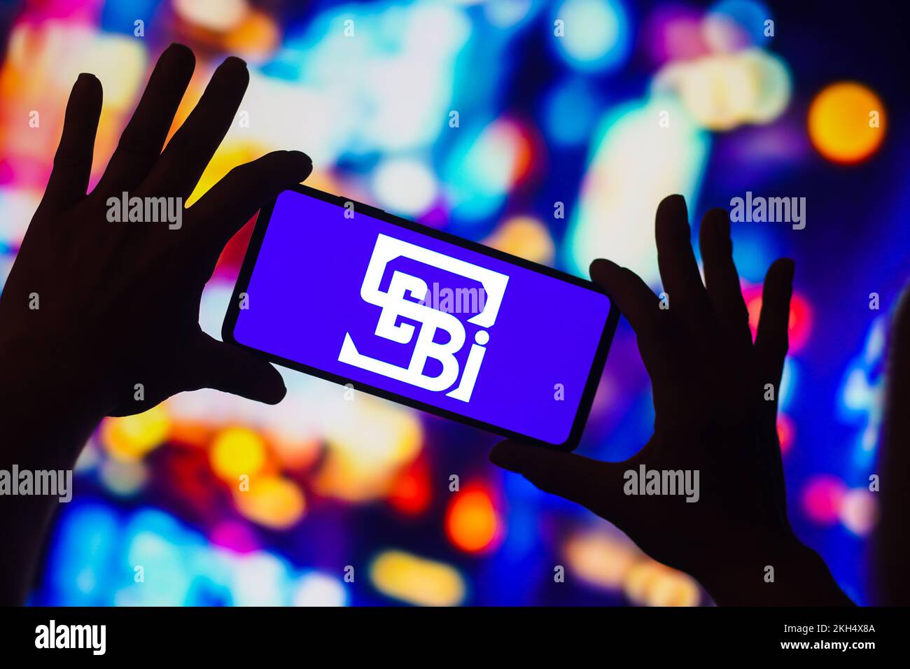 In this photo illustration, the Securities and Exchange Board of India ...