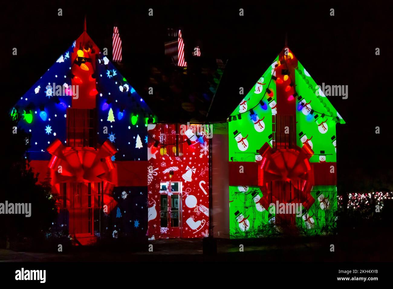 Romsey, Hampshire UK. 23rd November 2022. Preview evening of Light Up ...