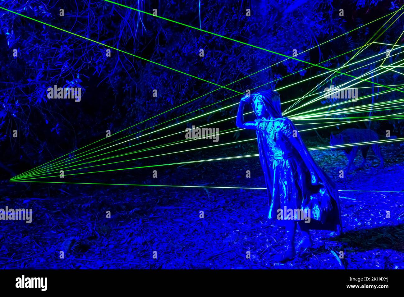 Romsey, Hampshire UK. 23rd November 2022. Preview evening of Light Up ...