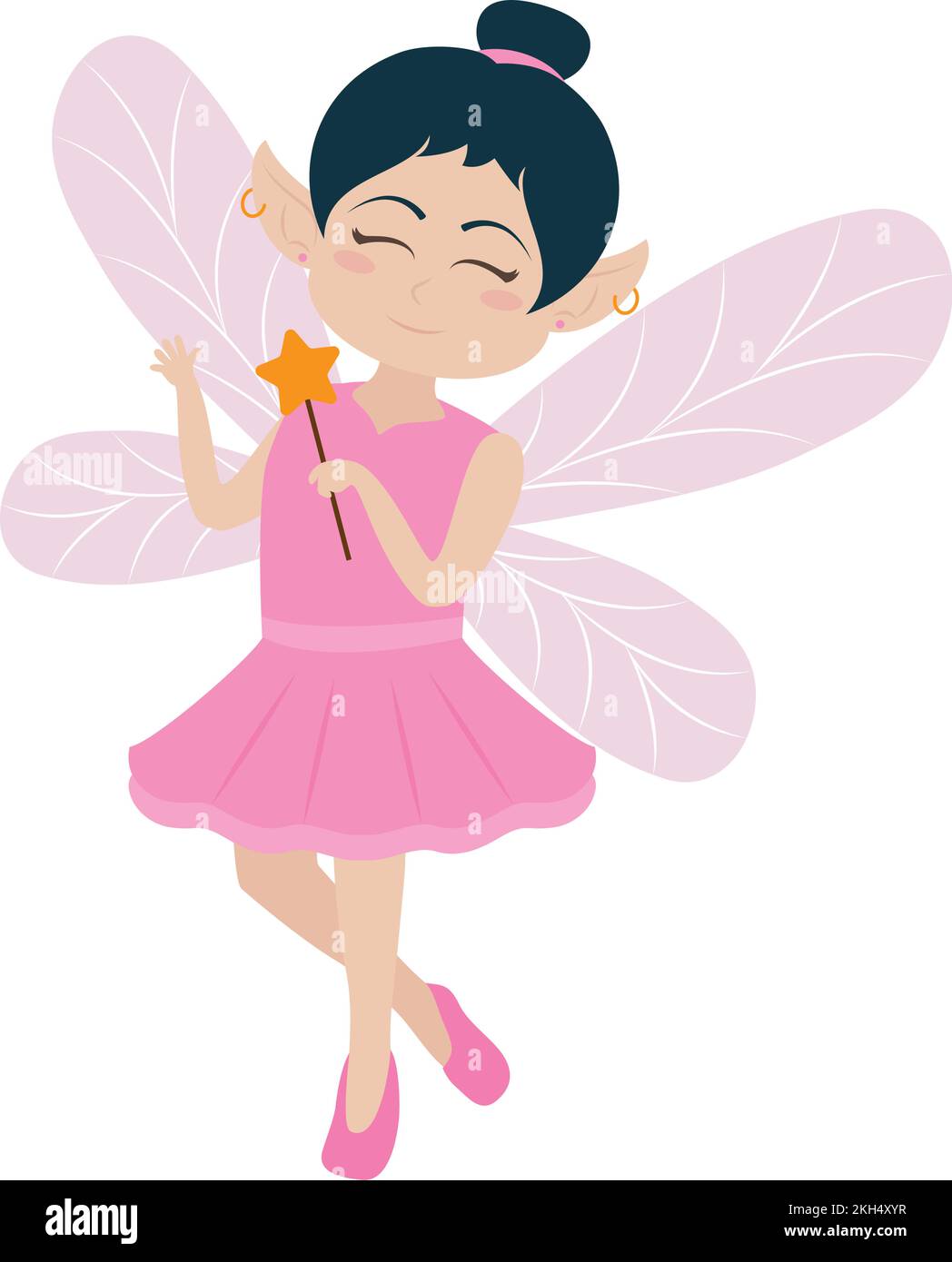 cute little fairy icon Stock Vector Image & Art - Alamy