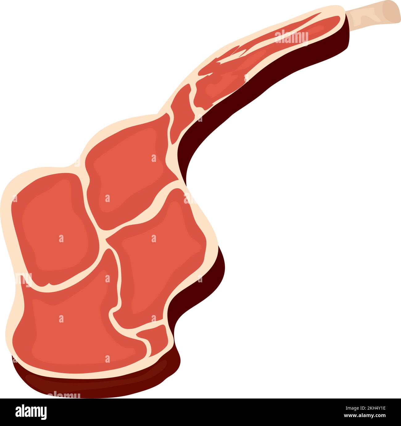 Tbone steak Stock Vector Images - Alamy