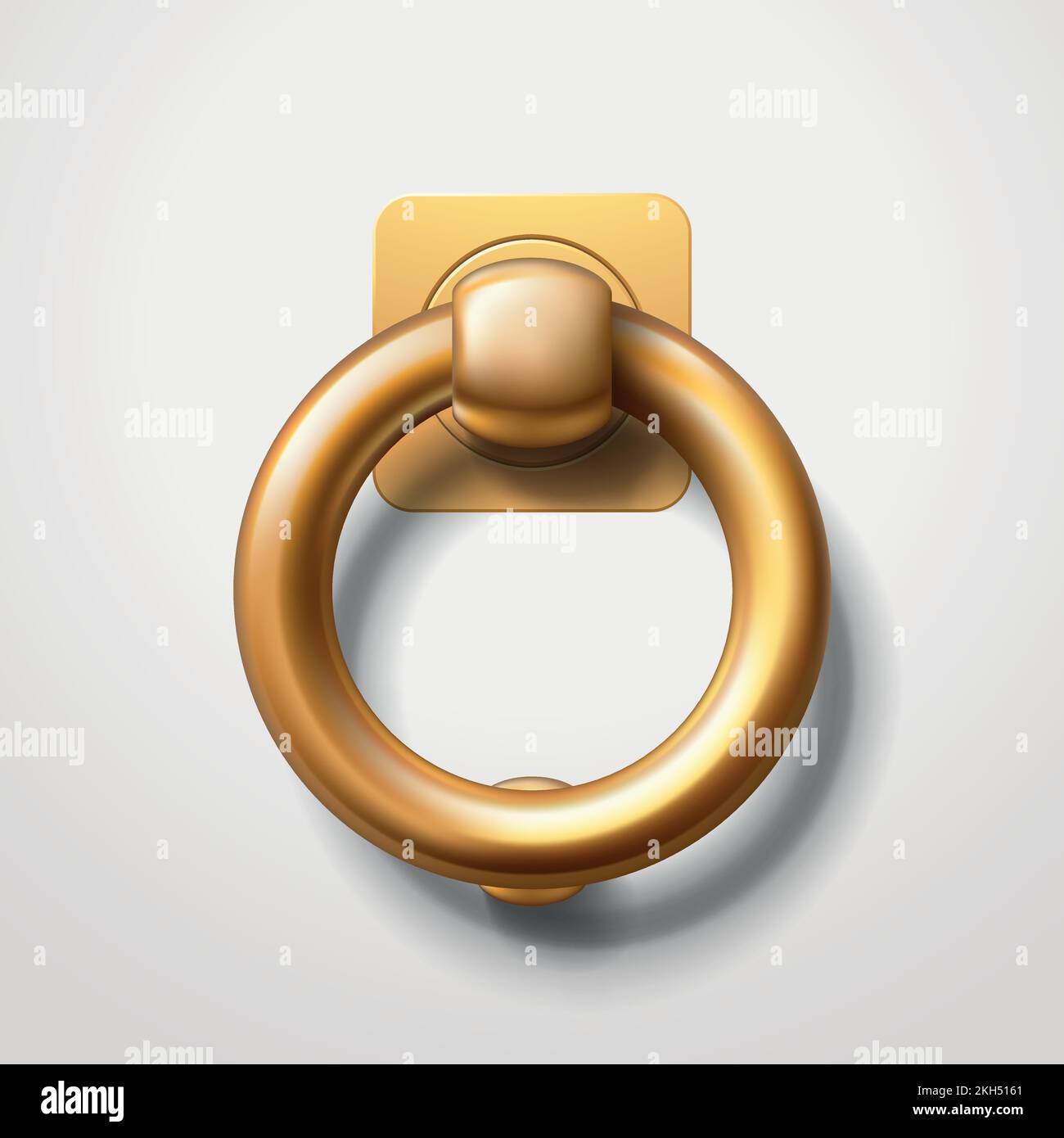 Knock on front door Stock Vector Images - Alamy