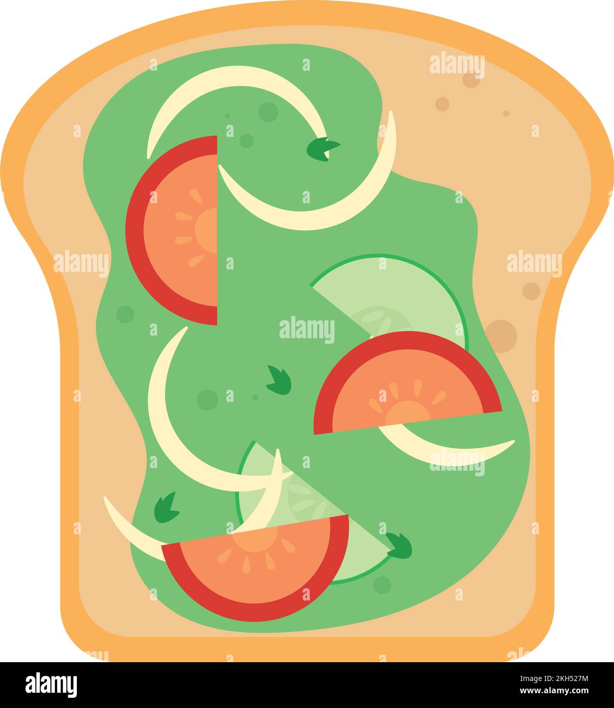 avocado toast design Stock Vector Image & Art - Alamy