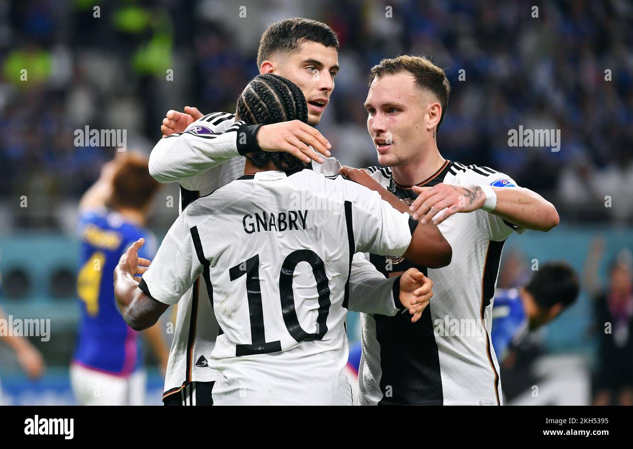 World Cup 2022, Qatar, Khalifa International Stadium; Germany vs Japan ...