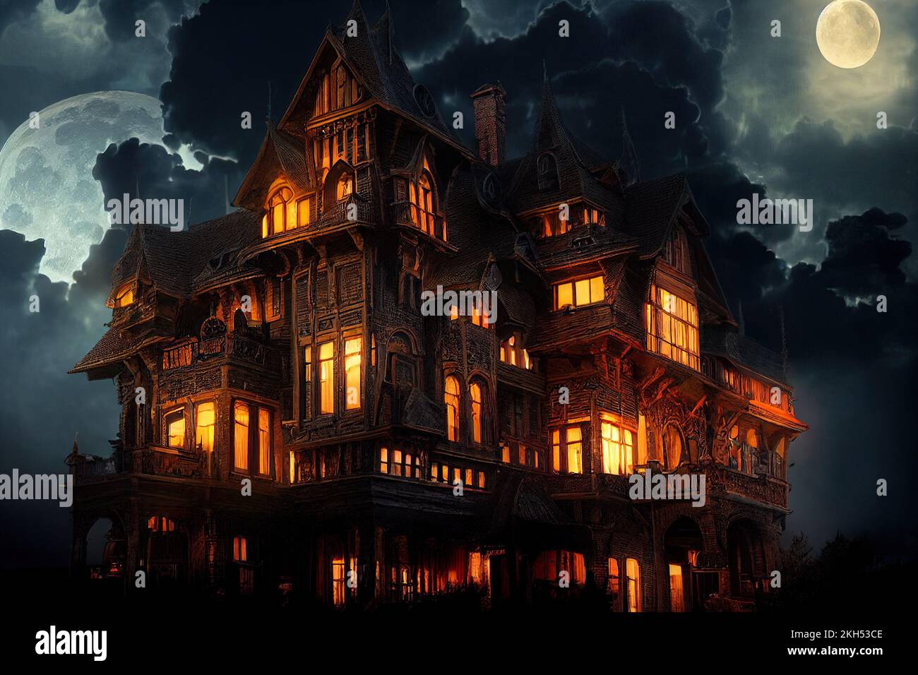 Victorian painting creepy hi-res stock photography and images - Alamy