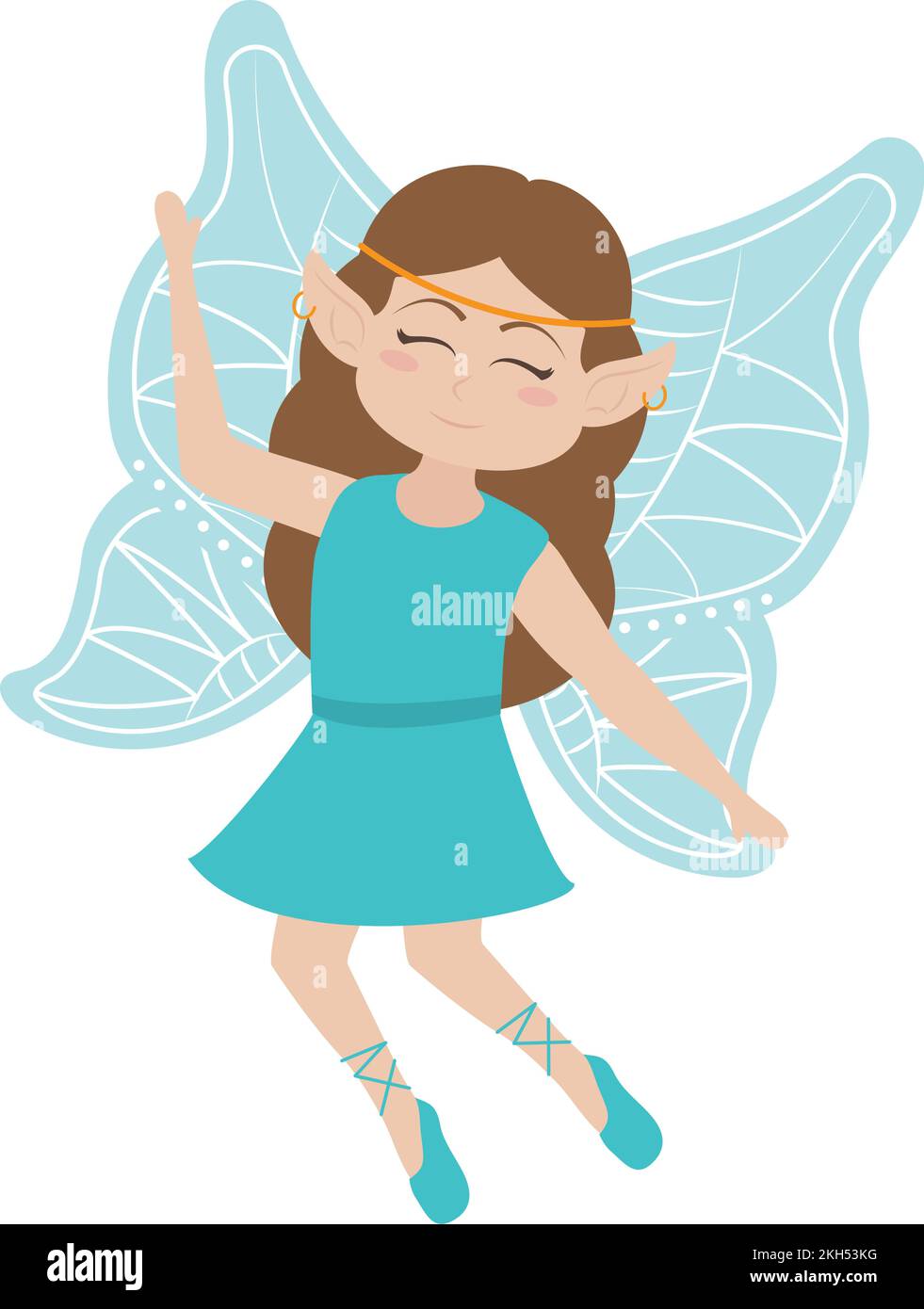 blue cute fairy Stock Vector Image & Art - Alamy