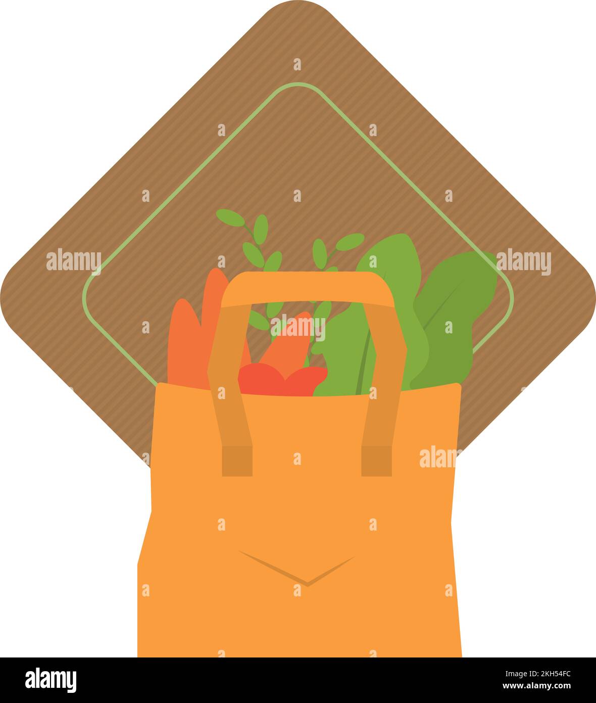 grocery bag badge Stock Vector Image & Art - Alamy