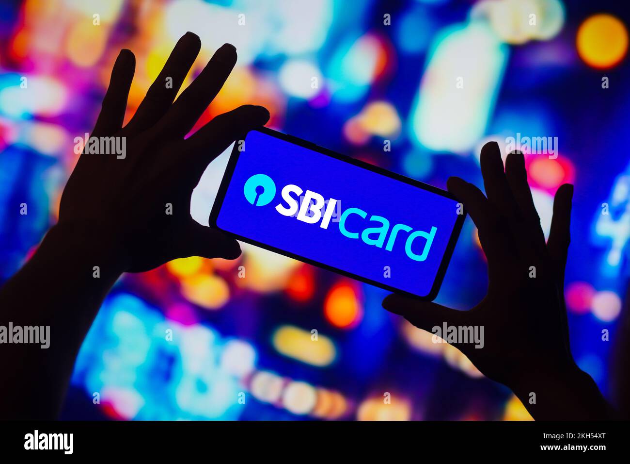 Brazil. 23rd Nov, 2022. In this photo illustration, the SBI Card logo ...