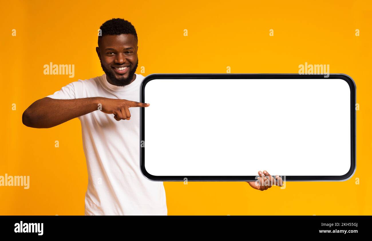 Big hand pointing hi-res stock photography and images - Alamy