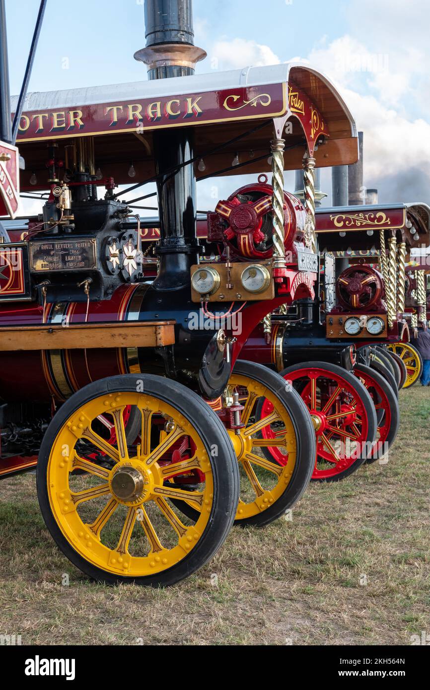 Tarrant Hinton.Dorset.United Kingdom.August 25th 2022.A 1910 Foden ...