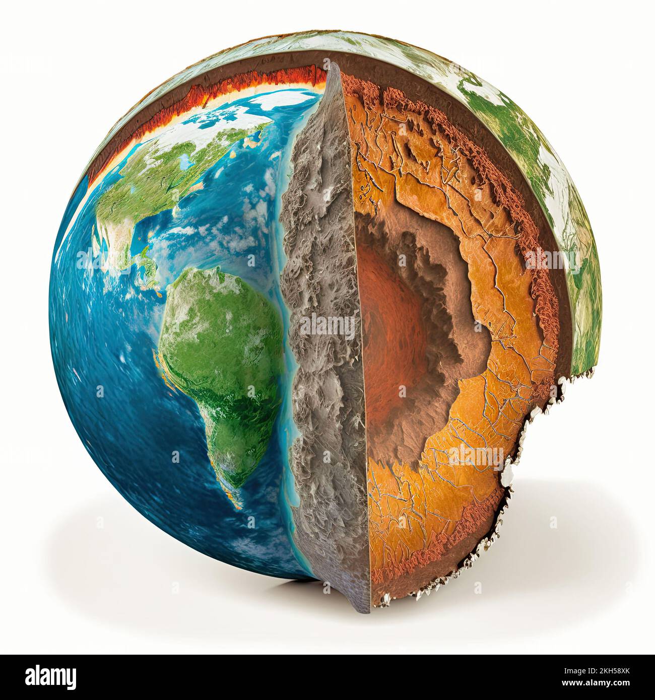 Cross section of molten iron hi-res stock photography and images - Alamy