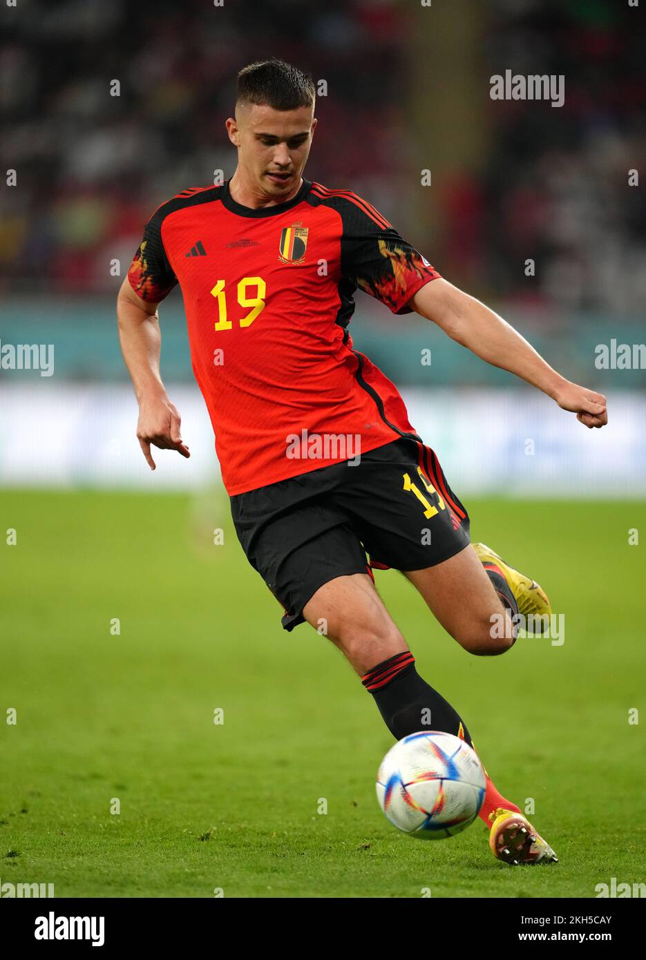 Belgium's Leander Dendoncker during the FIFA World Cup Group F match at ...