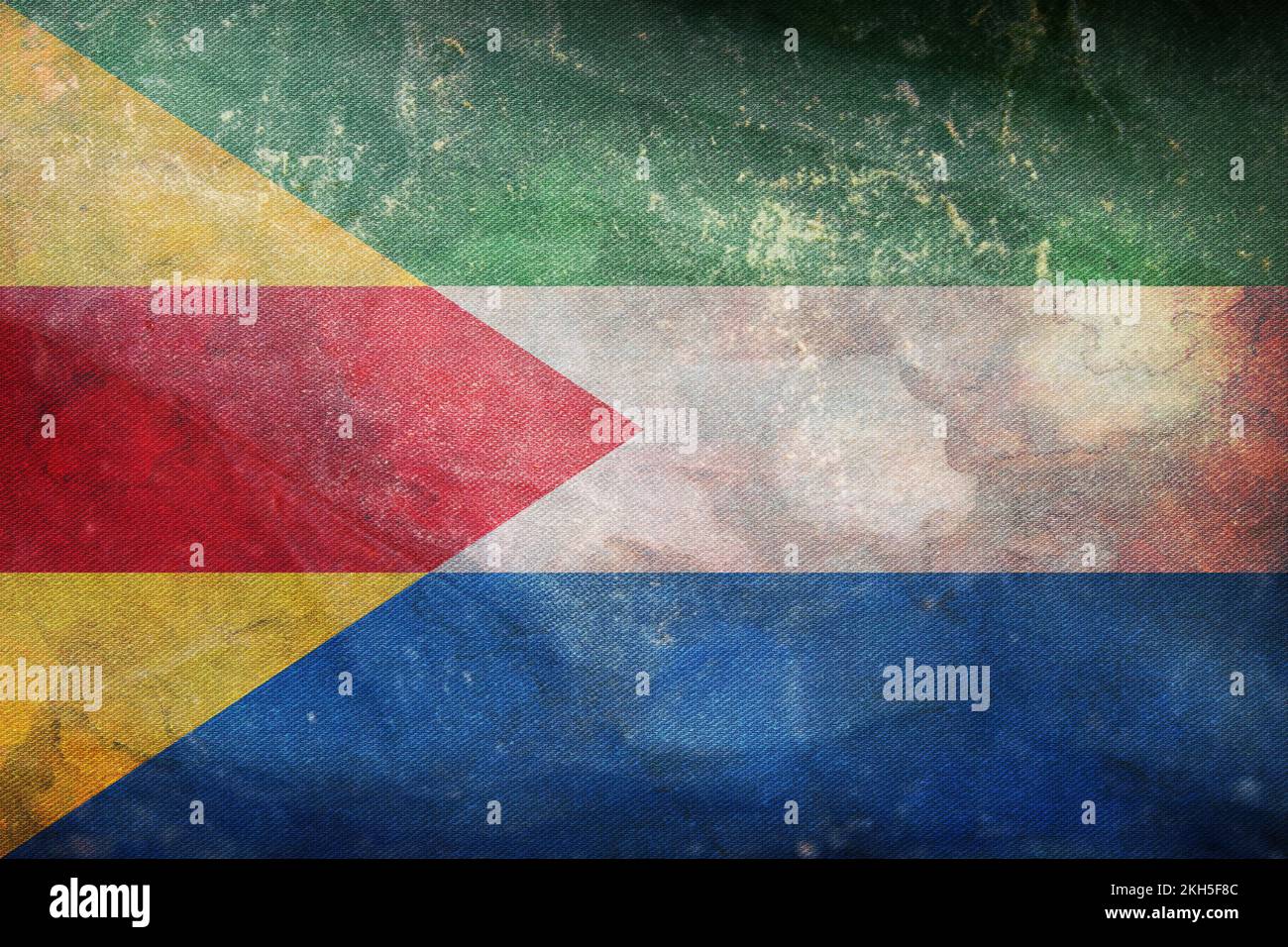 retro flag of Dutch peoples Bildts with grunge texture. flag ...
