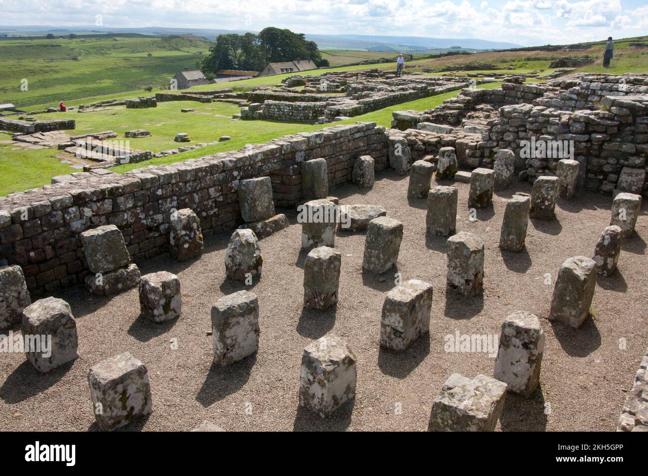Housesteads Roman Fort, Hadrians Wall, Northumberland Stock Photo - Alamy