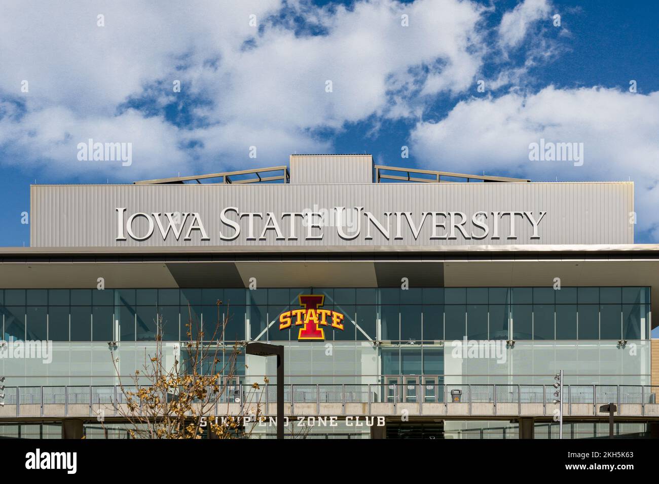 AMES, IA, USA - NOVEMBER 1, 2022: Jack Trice Statidum on the campus of ...