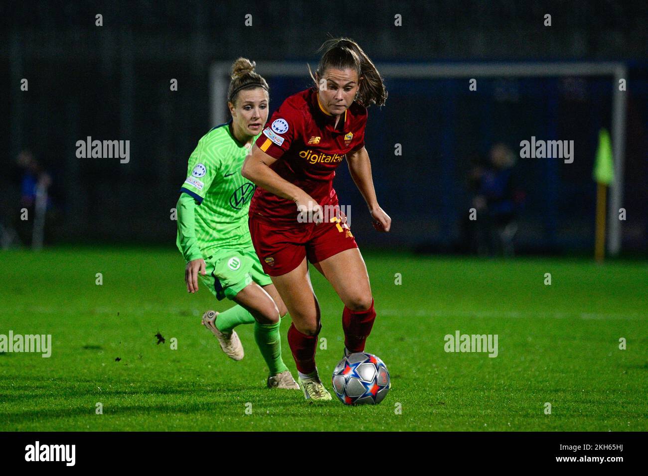 Emilie Haavi (AS Roma Women) during the UEFA Women’s Champions League ...