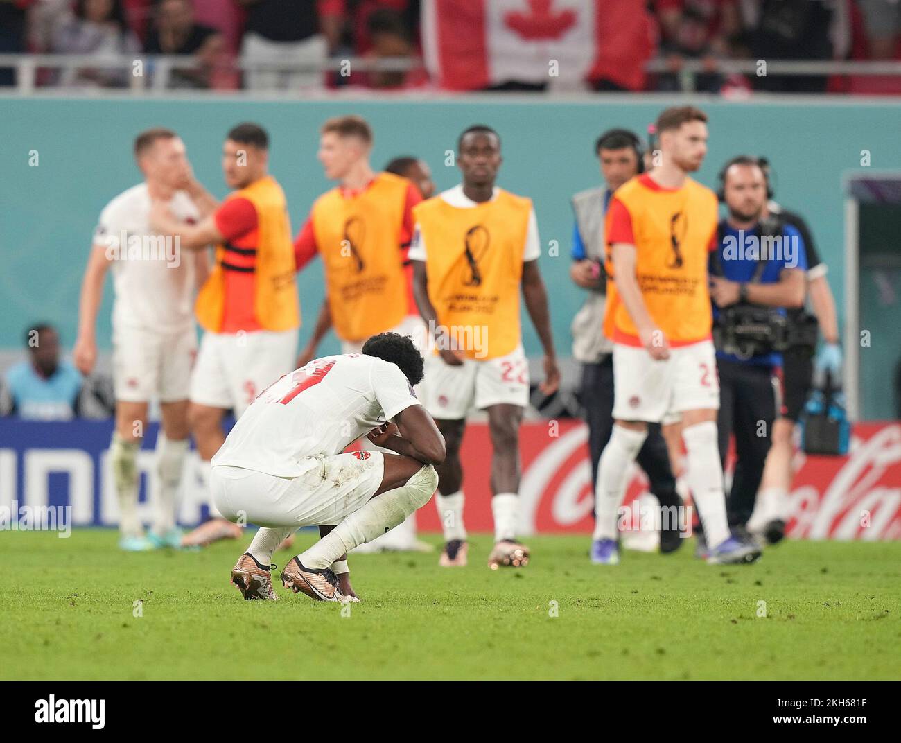 Doha, Qatar. 11/23/2022, Khalifa International Stadium, Doha, QAT, World Cup FIFA 2022, Group F ...