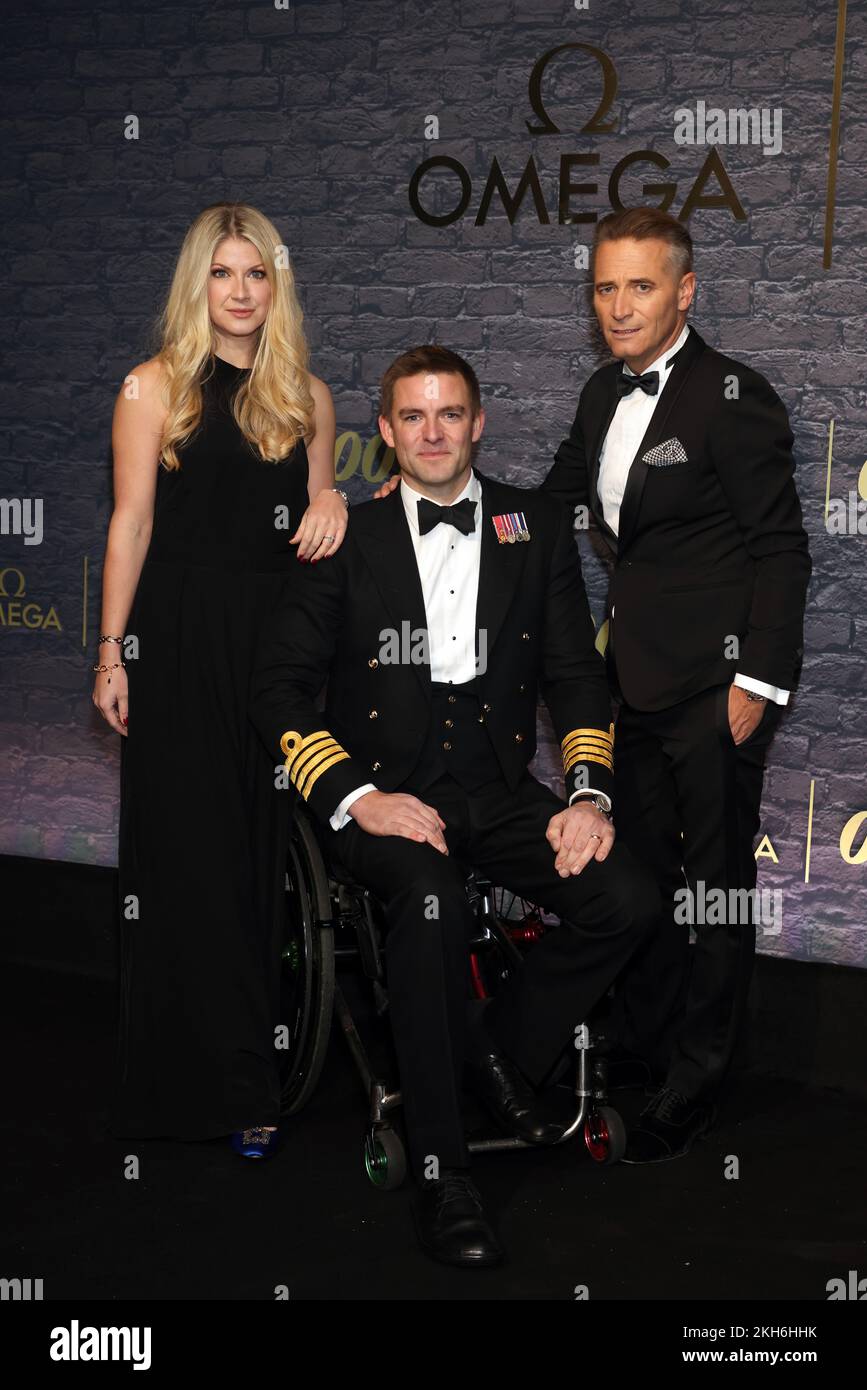 (Left-right) Jeannie Corby, Pete Reed and Leo Reed attend a special ...