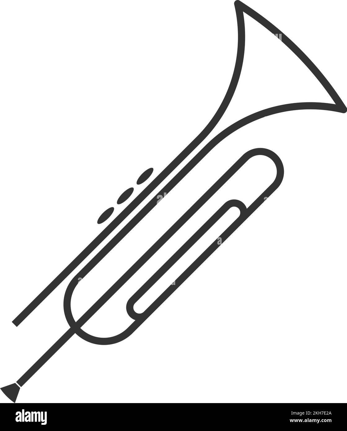 Trumpet logo icon design illustration Stock Vector Image & Art - Alamy