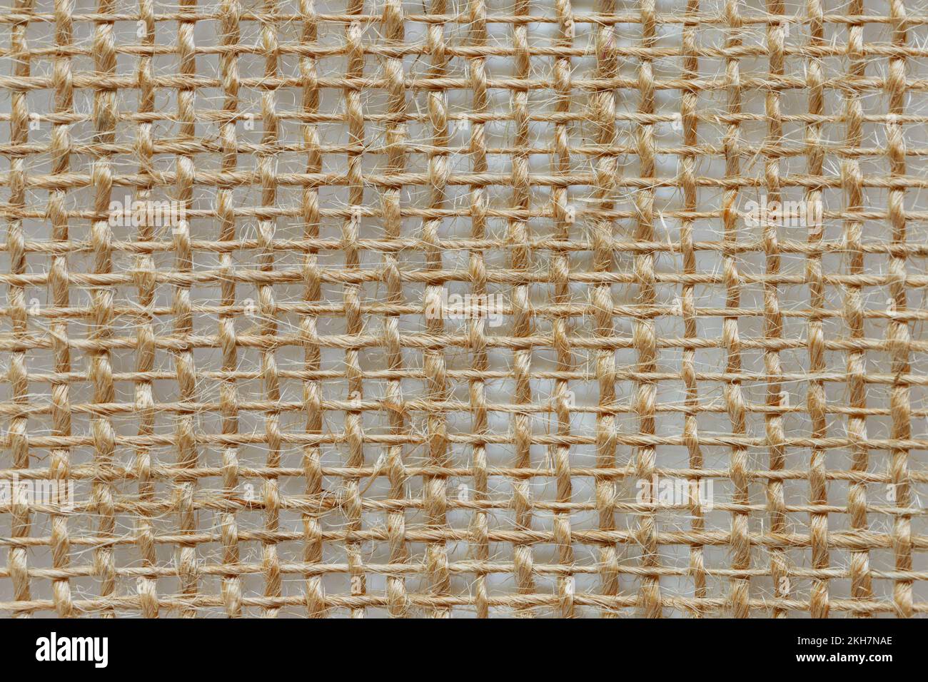 Burlap natural fabric background. Closeup texture of sackcloth Stock ...
