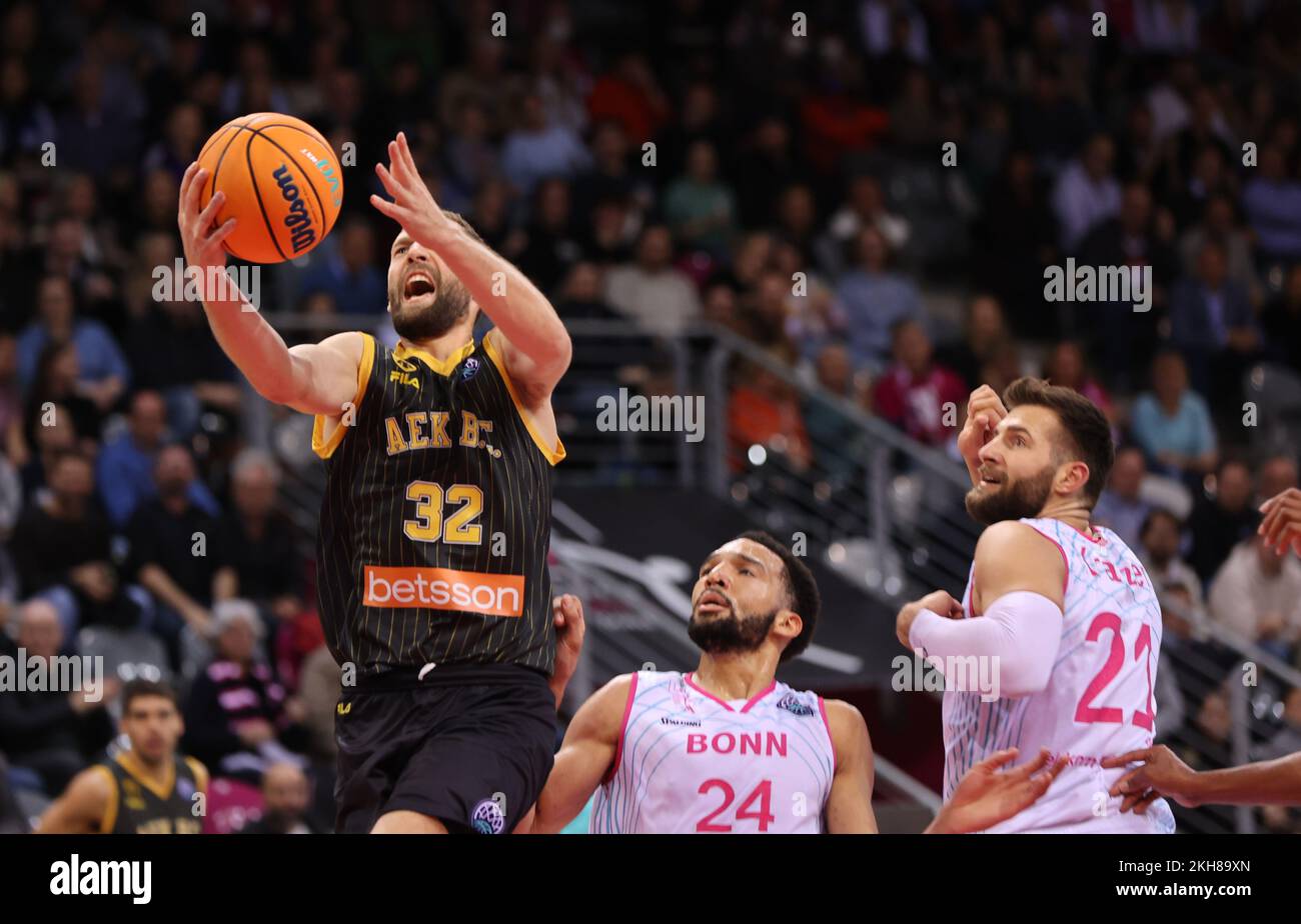 Bonn, Germany. 23rd Nov, 2022. Basketball Champions League, group B ...