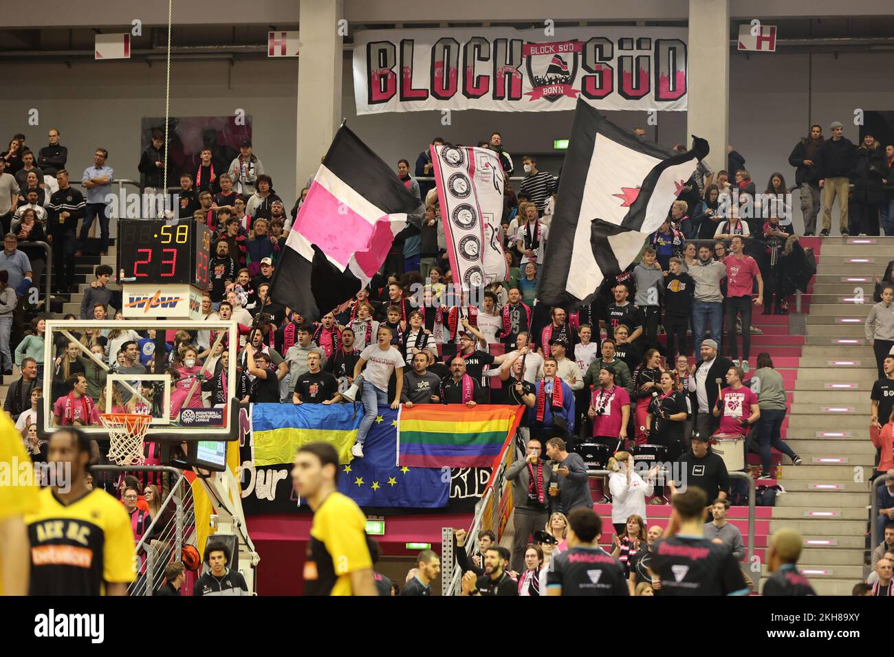 Bonn, Germany. 23rd Nov, 2022. Basketball Champions League, group B ...