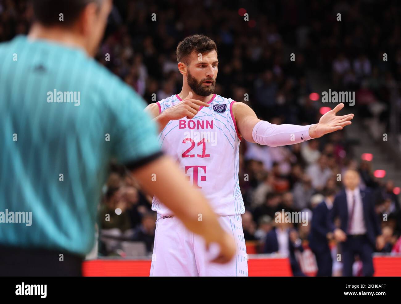 Bonn, Germany. 23rd Nov, 2022. Basketball Champions League, group B ...