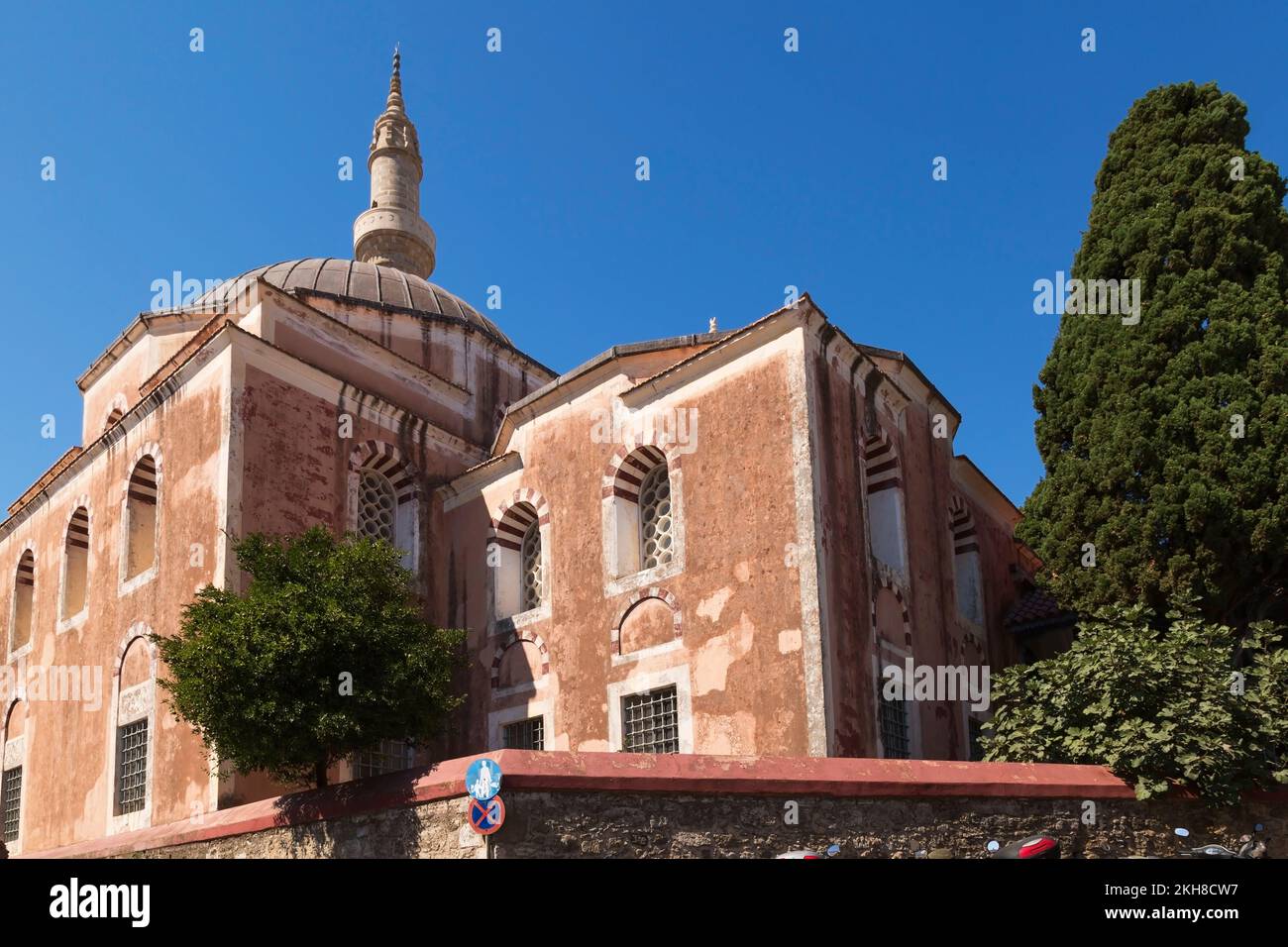 Sueleyman Mosque in the old town of Rhodes, Greece Stock Photo - Alamy