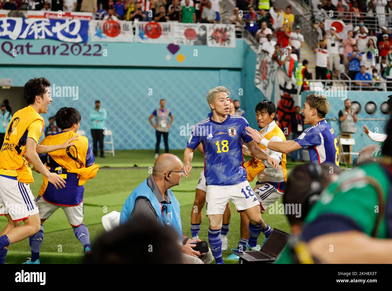 Al Rayyan, Qatar. 23rd Nov, 2022. Asano Takuma (JPN) Football/Soccer : FIFA World Cup Qatar 2022 ...