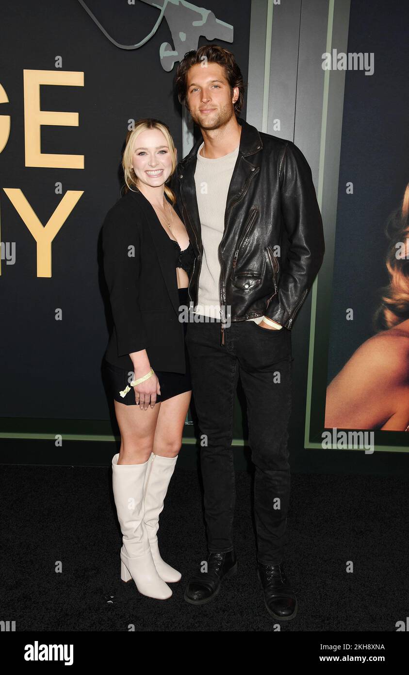 LOS ANGELES, CALIFORNIA - NOVEMBER 21: (L-R) Greer Grammer and Zak ...