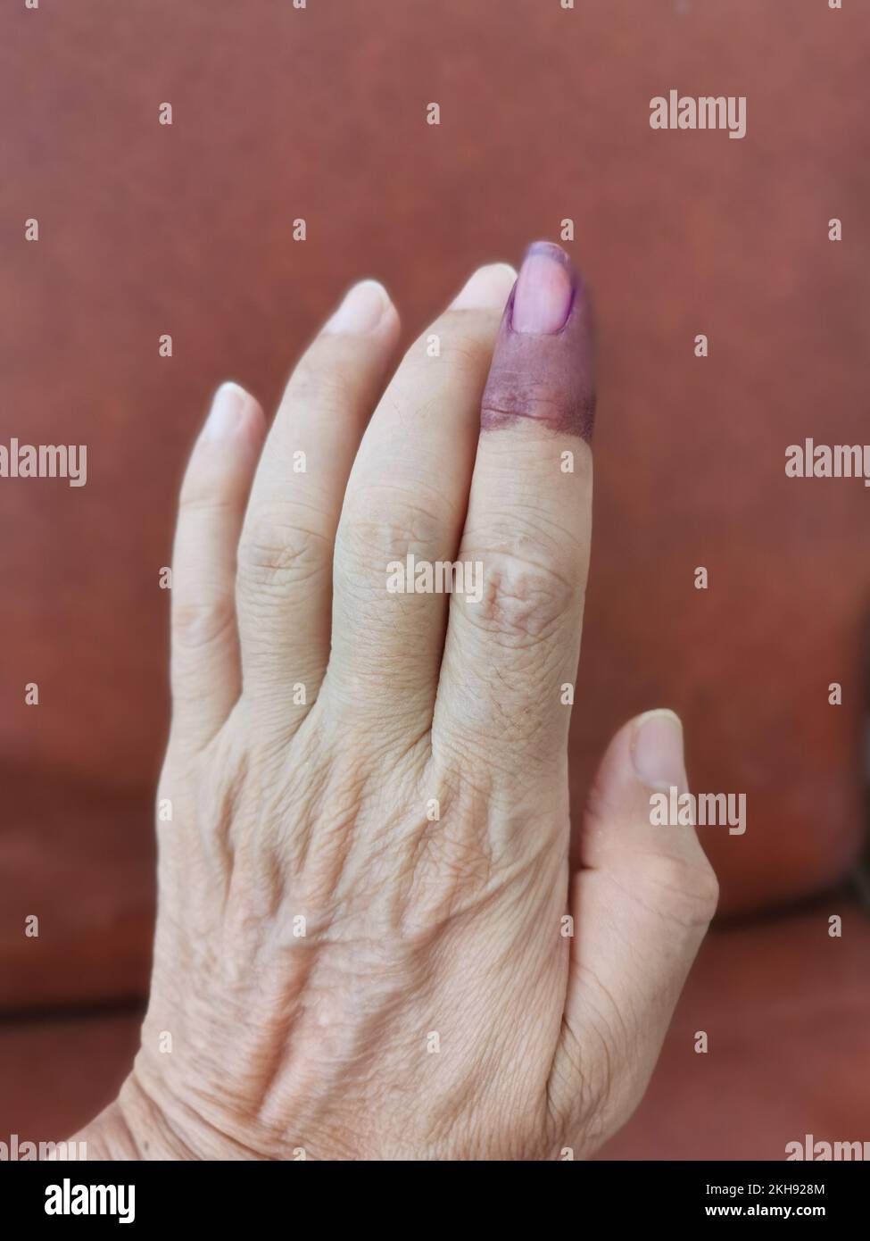 Ink stain on finger hi-res stock photography and images - Alamy