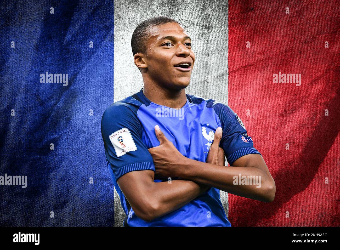 Kylian mbappe illustration hi-res stock photography and images - Alamy