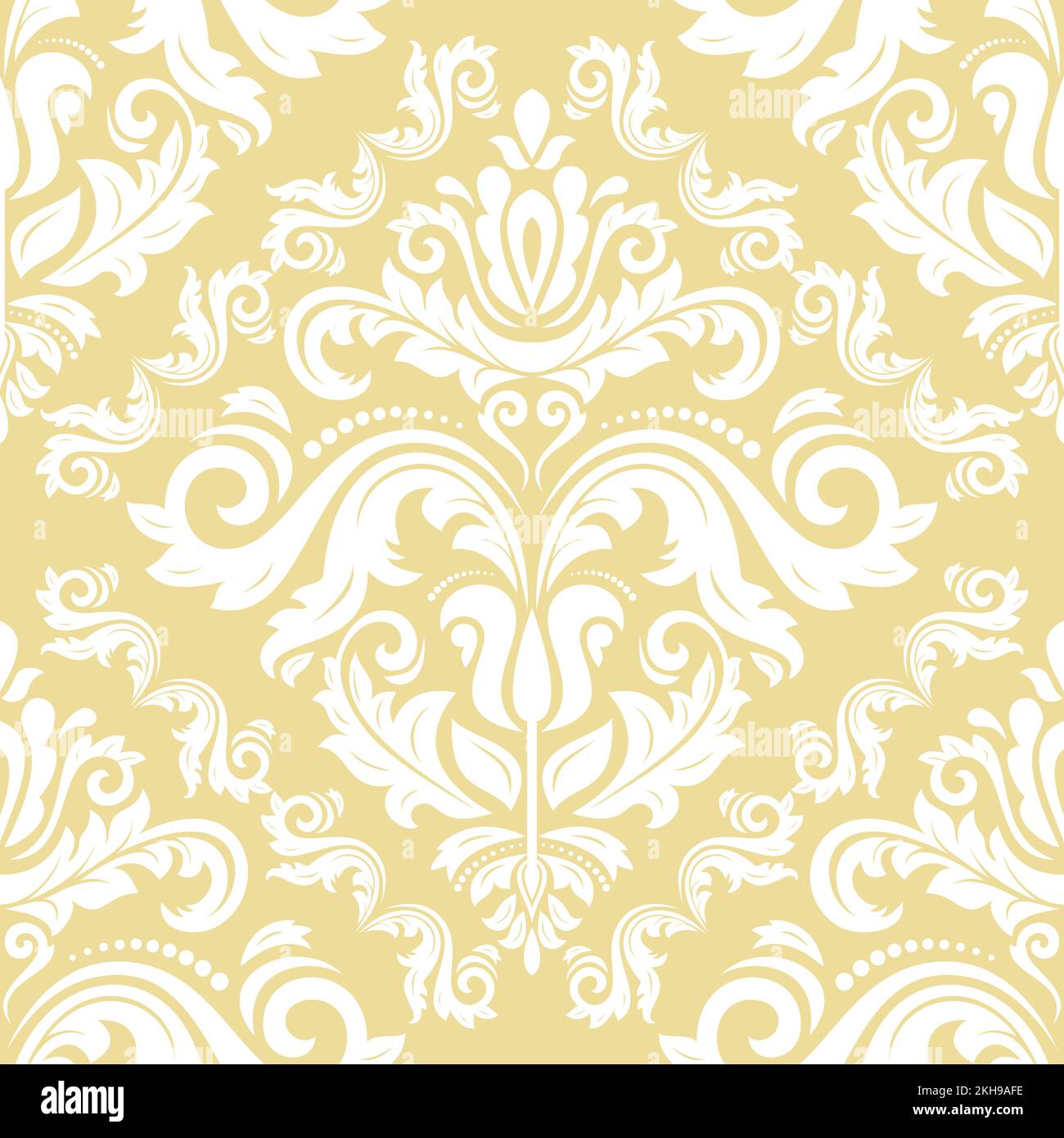 Orient vector classic pattern. Seamless abstract background with ...