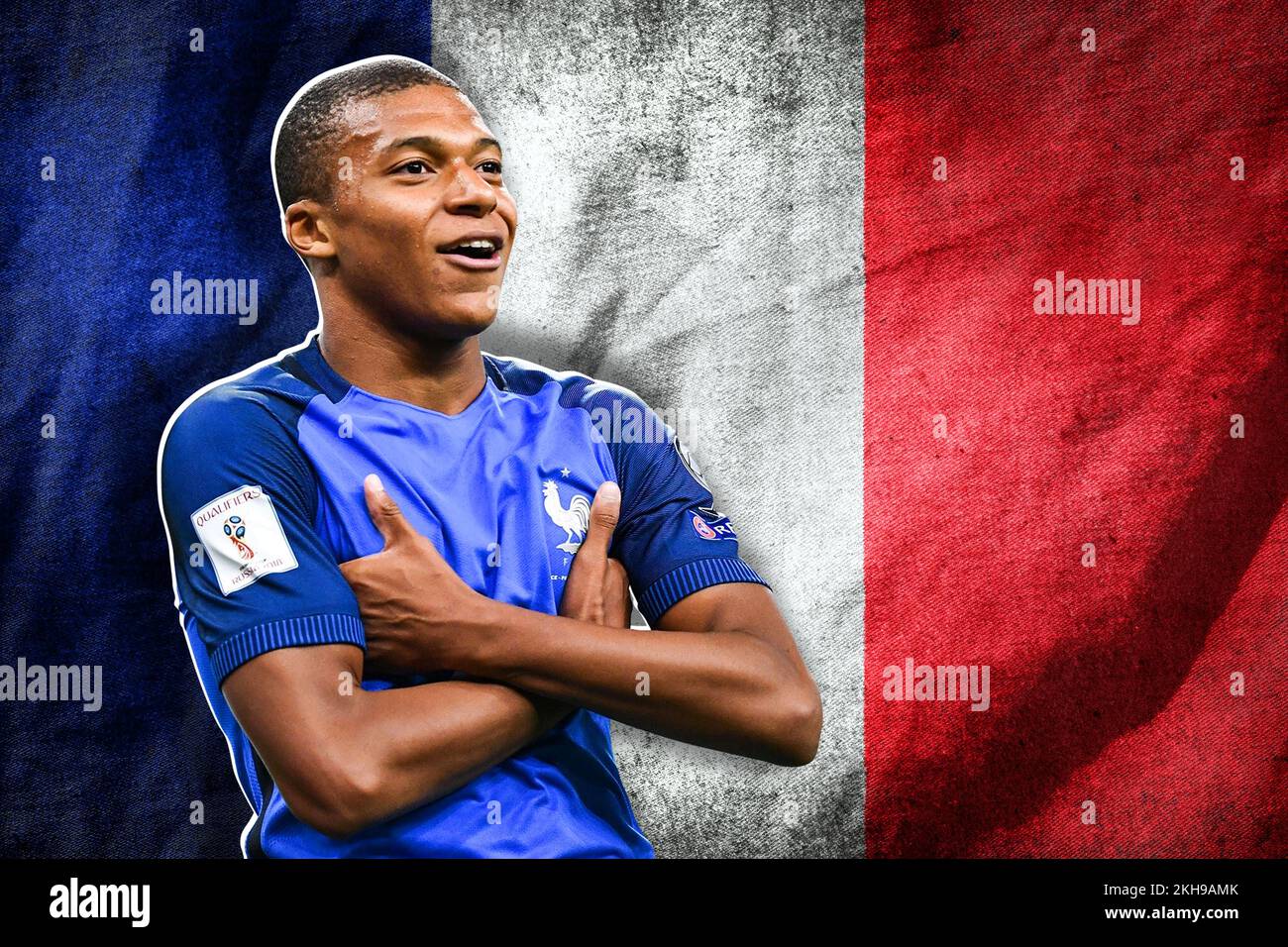 Kylian mbappe illustration hi-res stock photography and images - Alamy