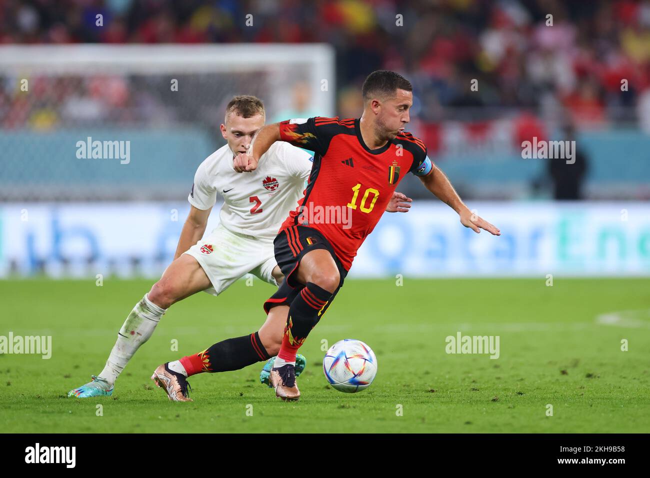 Al Rayyan, Qatar. 23rd Nov, 2022. (L to R) Toby Alderweireld (BEL ...