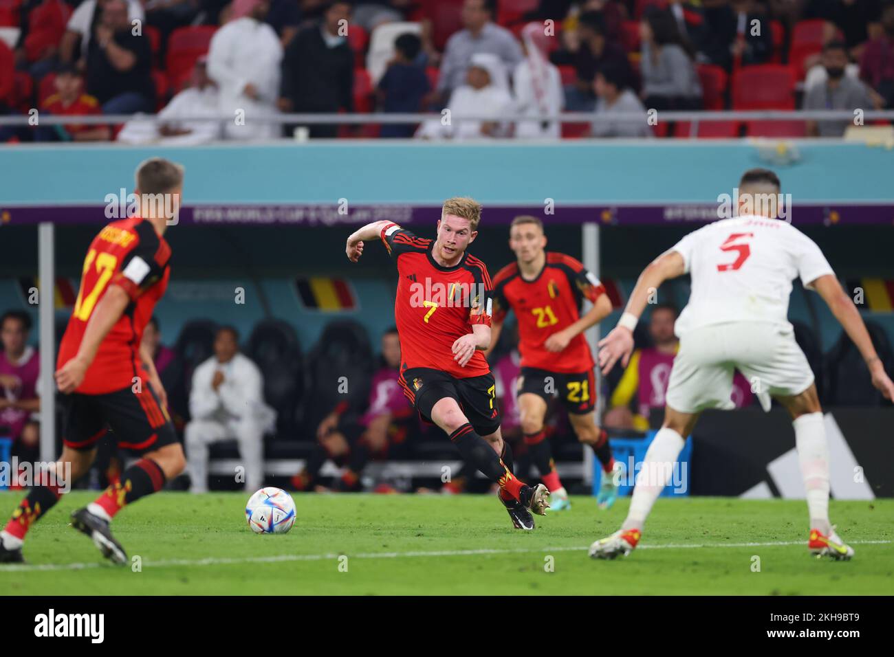 Al Rayyan, Qatar. 23rd Nov, 2022. Kevin De Bruyne (BEL) Football/Soccer ...
