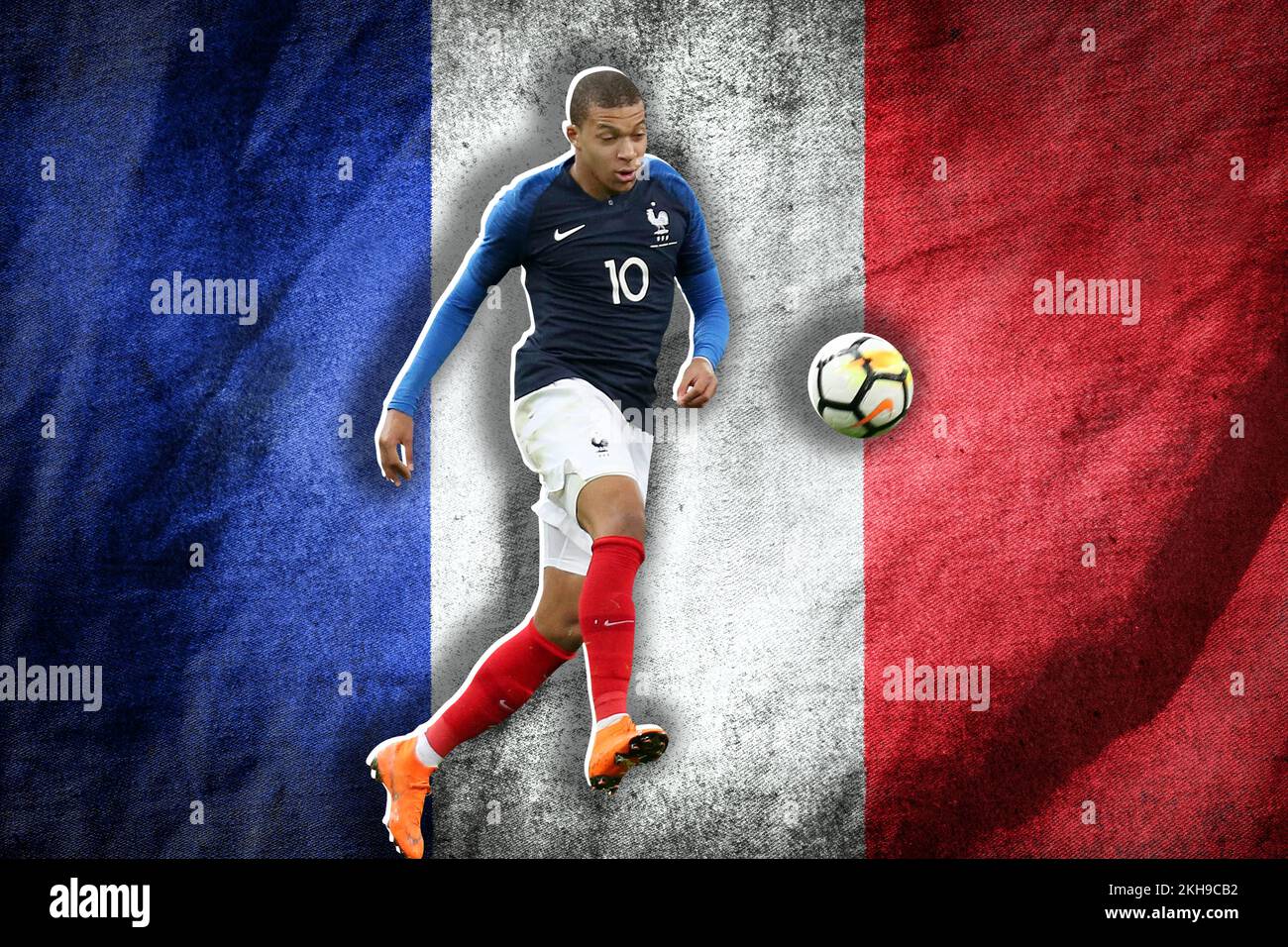 Kylian mbappe illustration hi-res stock photography and images - Alamy