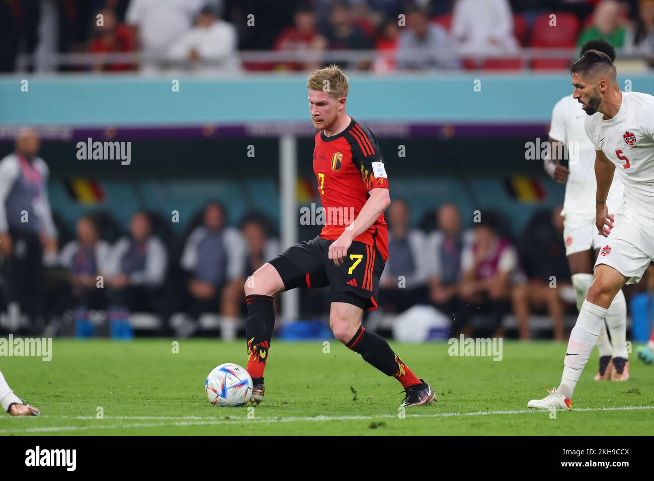 Al Rayyan, Qatar. 23rd Nov, 2022. Kevin De Bruyne (BEL) Football/Soccer ...