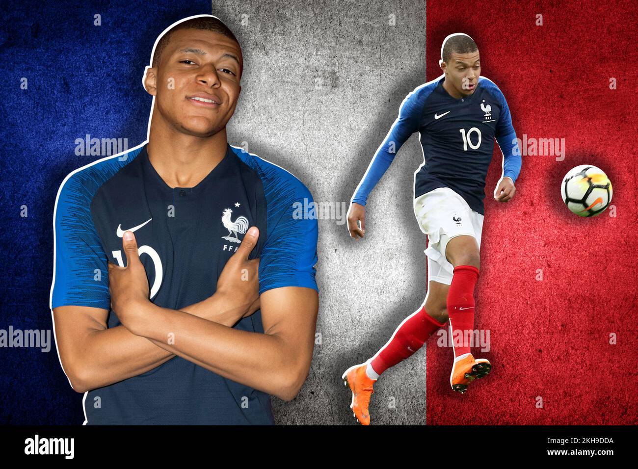Kylian mbappe illustration hi-res stock photography and images - Alamy