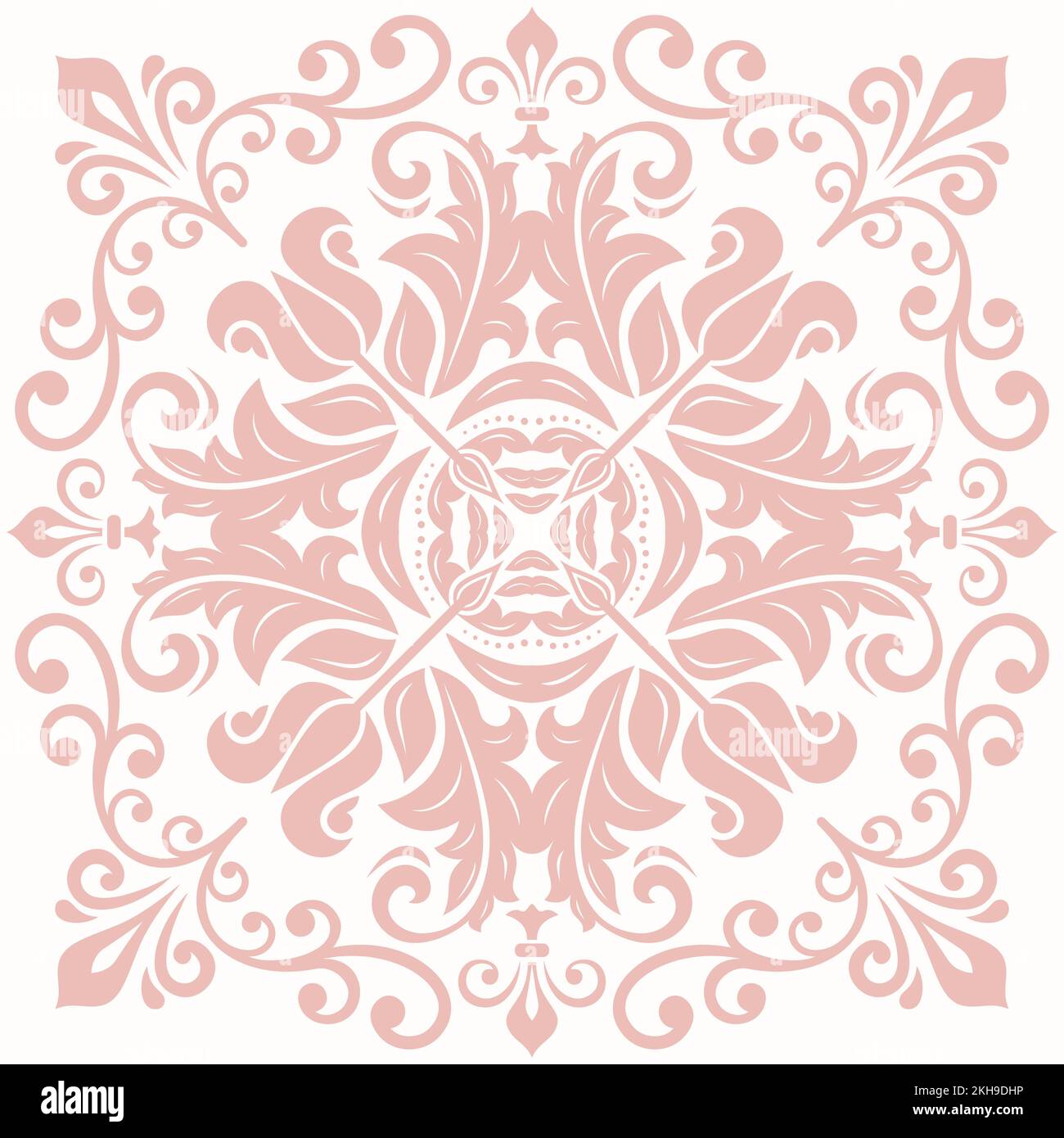 Elegant vintage vector ornament in classic style. Abstract traditional ...