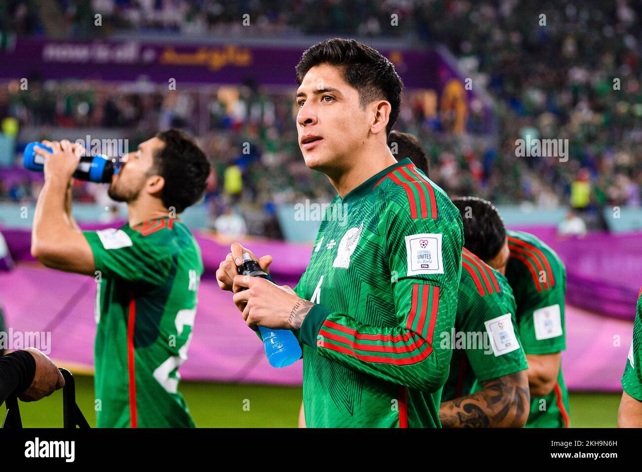 Doha, Qatar. 22nd Nov, 2022. 974 Edson Alvarez Stadium of Mexico during ...