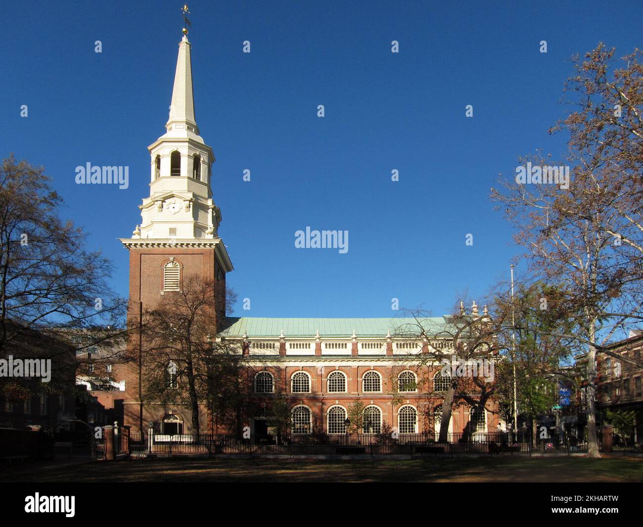 Christ Church in Old City, Philadelphia, founded in 1695 and site of ...