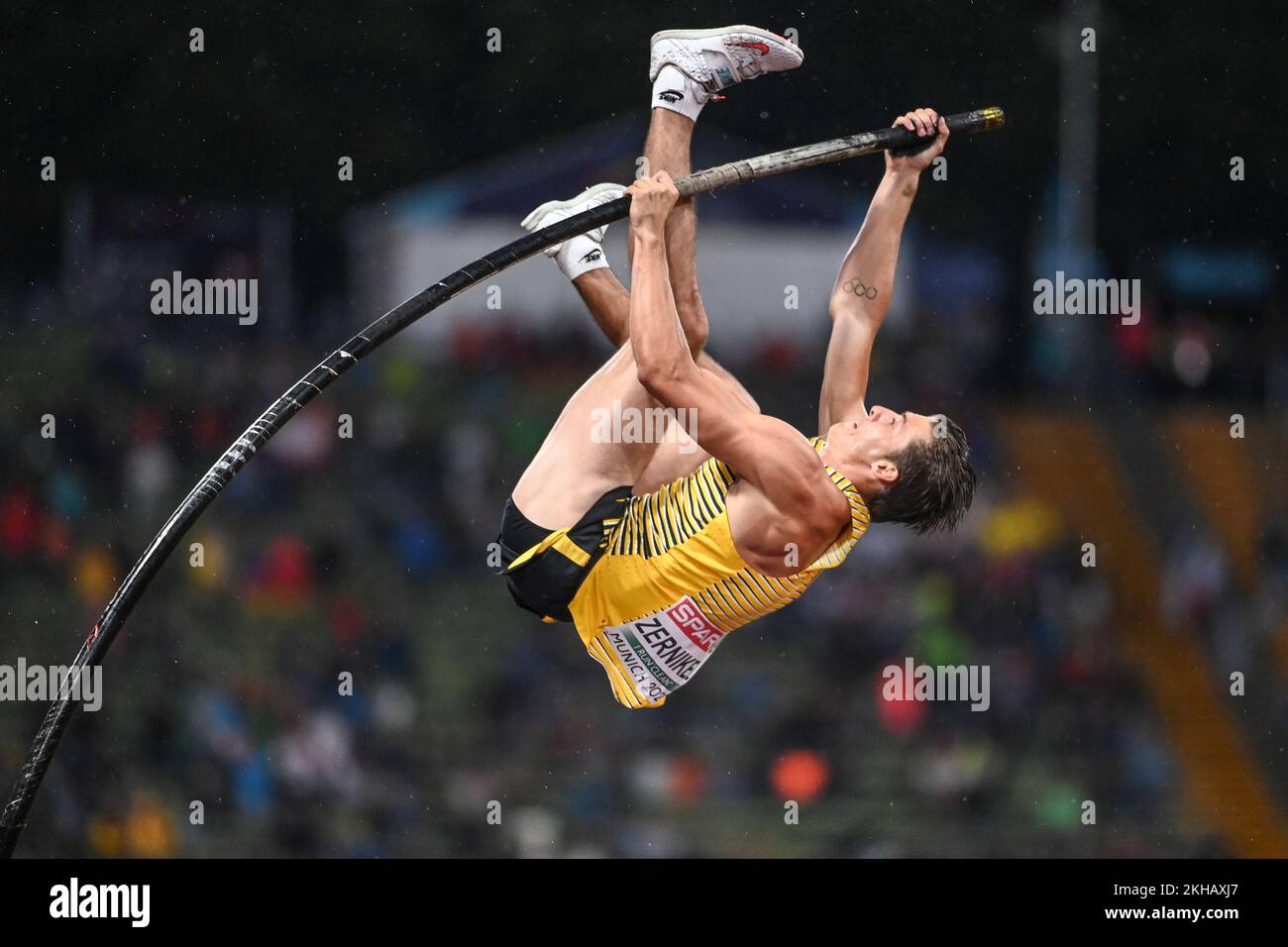 Oleg Zernikel (Germany). Pole Vault Men. European Championships Munich ...