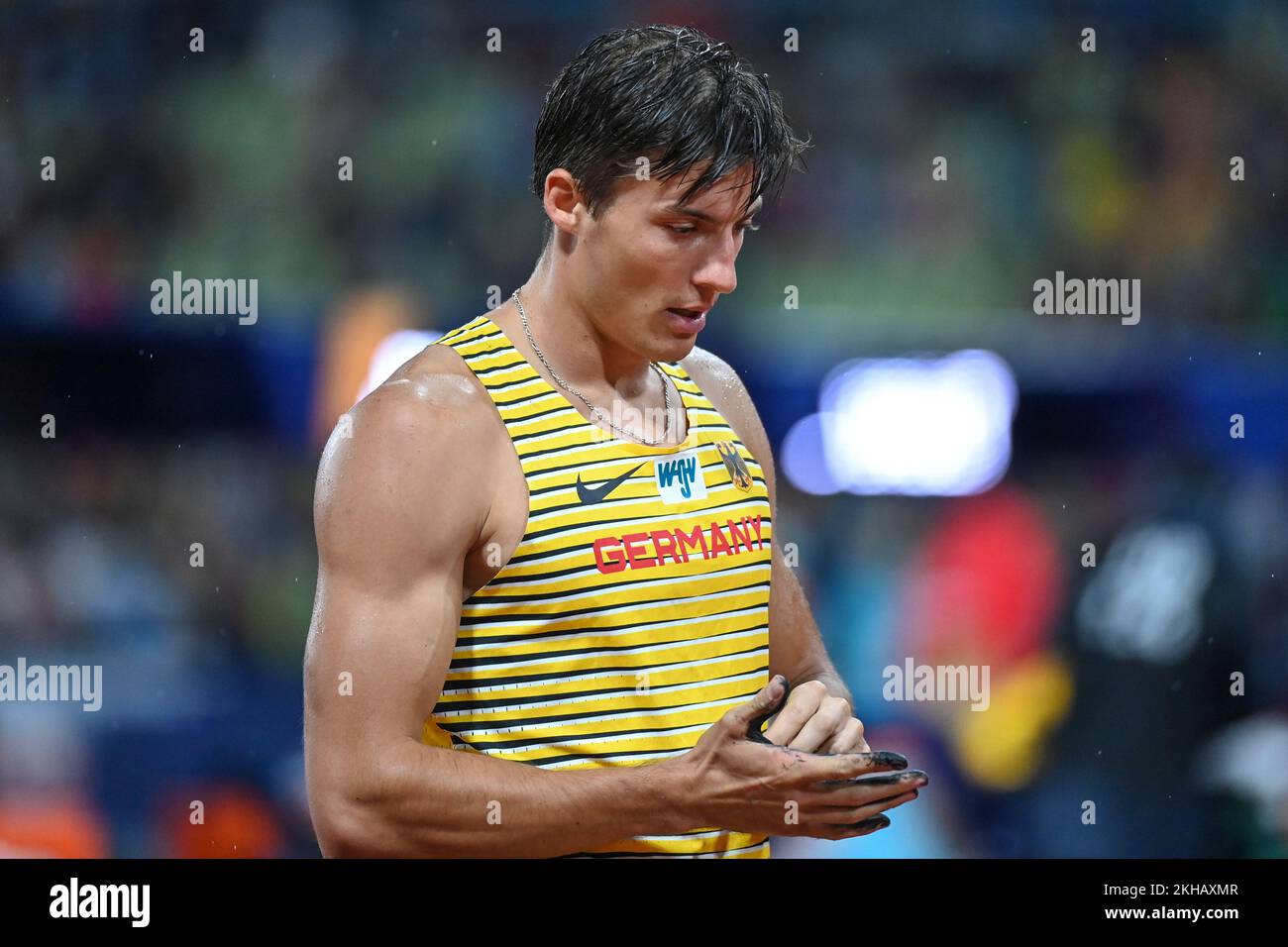 Oleg Zernikel (Germany). Pole Vault Men. European Championships Munich ...