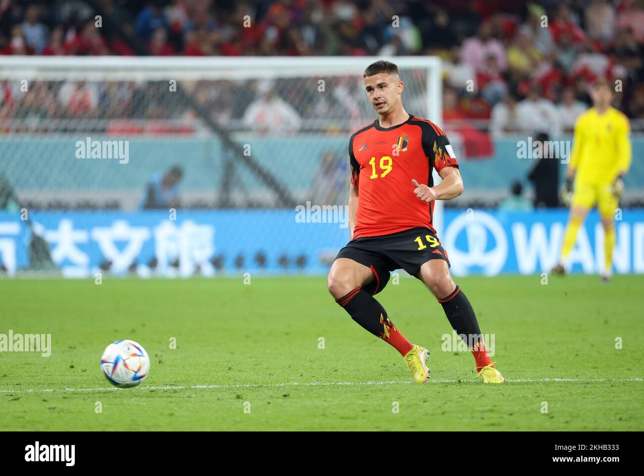 Leander Dendoncker of Belgium during the FIFA World Cup 2022, Group F ...